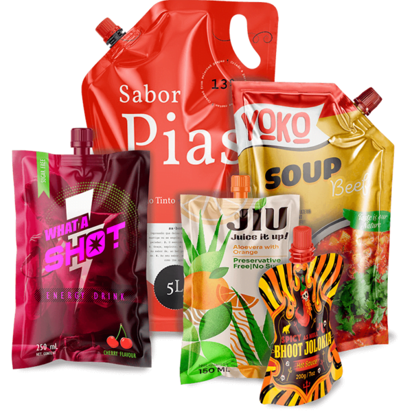 Spout Pouch | Liquid Spout Bags | Custom Spouted Pouches