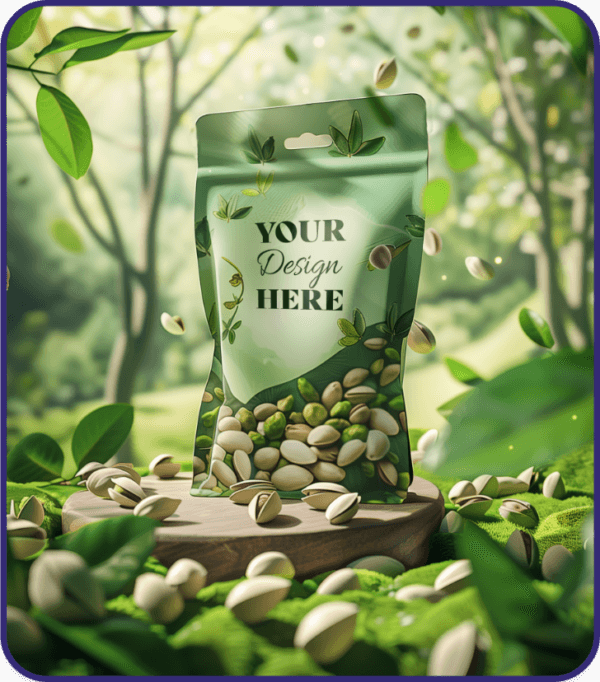 Custom Pistachio Packaging | Durable & Food-Safe Bags